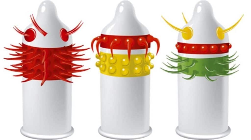 Fun package - 3 stimulating condoms - Design-Condoms.com